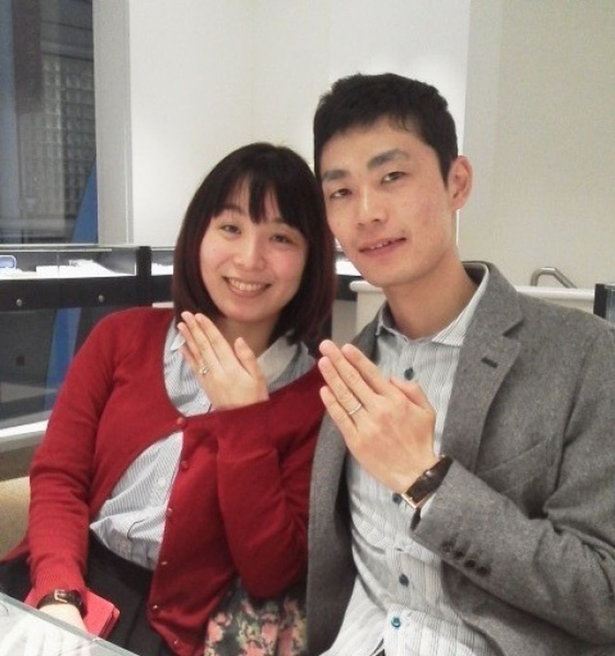 【T.K 様 ･ Y.M 様】気軽に相談できる雰囲気が指輪探しに困っていた私達に…銀座ダイヤモンドシライシ｜Ringraph(リングラフ)