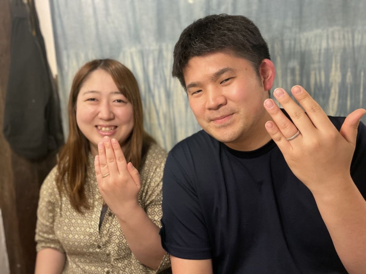 T様【ichi(イチ)】素敵な指輪！｜ 結婚指輪・婚約指輪の口コミならRingraph