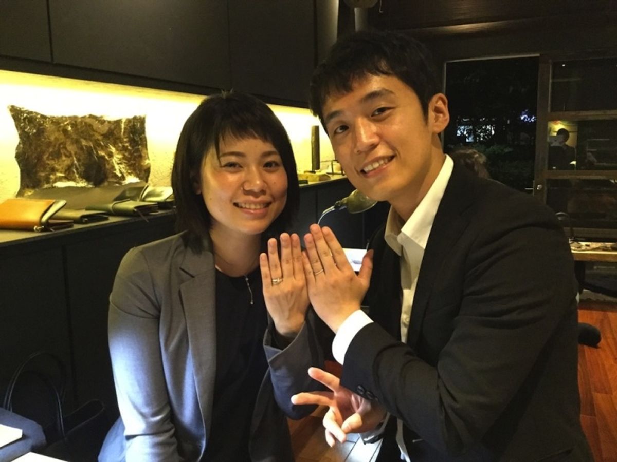 【T様】ichiの個性的なデザインに一目惚れしました。ichi(イチ)｜Ringraph(リングラフ)