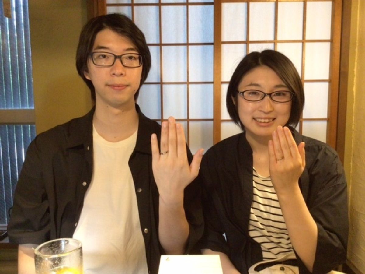 Yさん【ichi(イチ)】大切にします｜ 結婚指輪・婚約指輪の口コミならRingraph