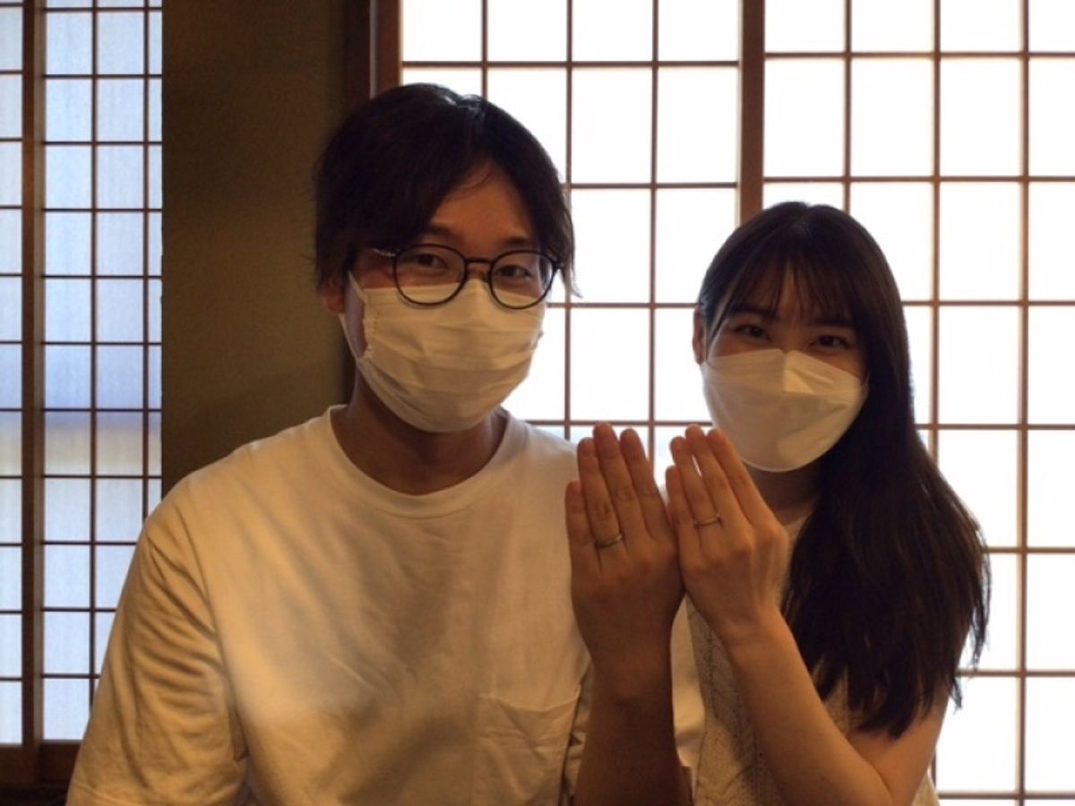 M様【ichi(イチ)】特別な指輪になりました｜ 結婚指輪・婚約指輪の口コミならRingraph