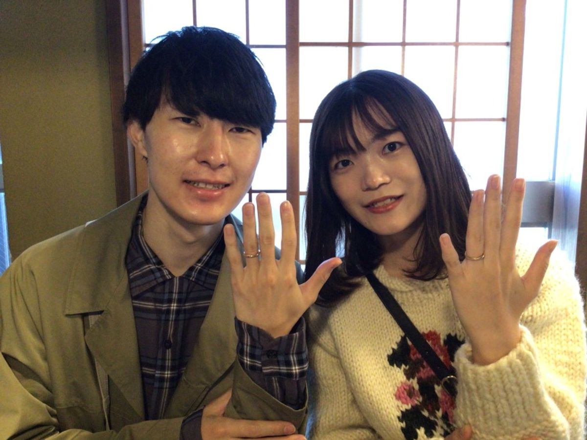 【T様】自分たちらしい指輪ichi(イチ)｜Ringraph(リングラフ)