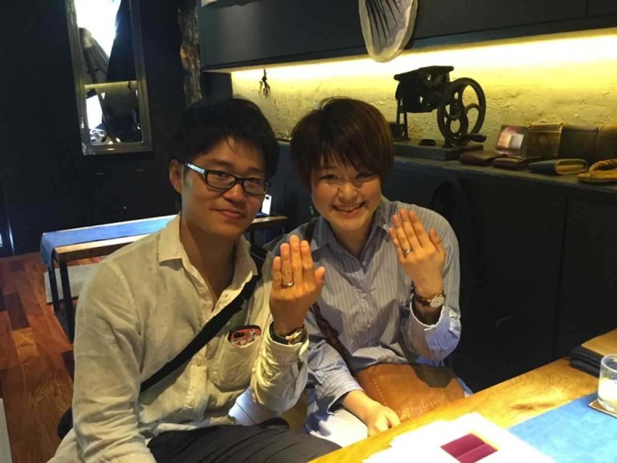 【K様】イメージしていたものが形になってとても嬉しいです。ichi(イチ)｜Ringraph(リングラフ)