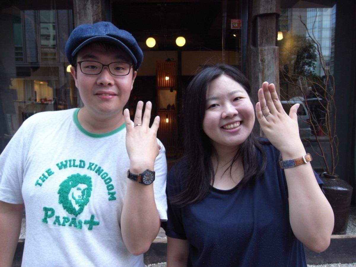 【T様】愛着が持てるデザインがとても気に入りました。ichi(イチ)｜Ringraph(リングラフ)