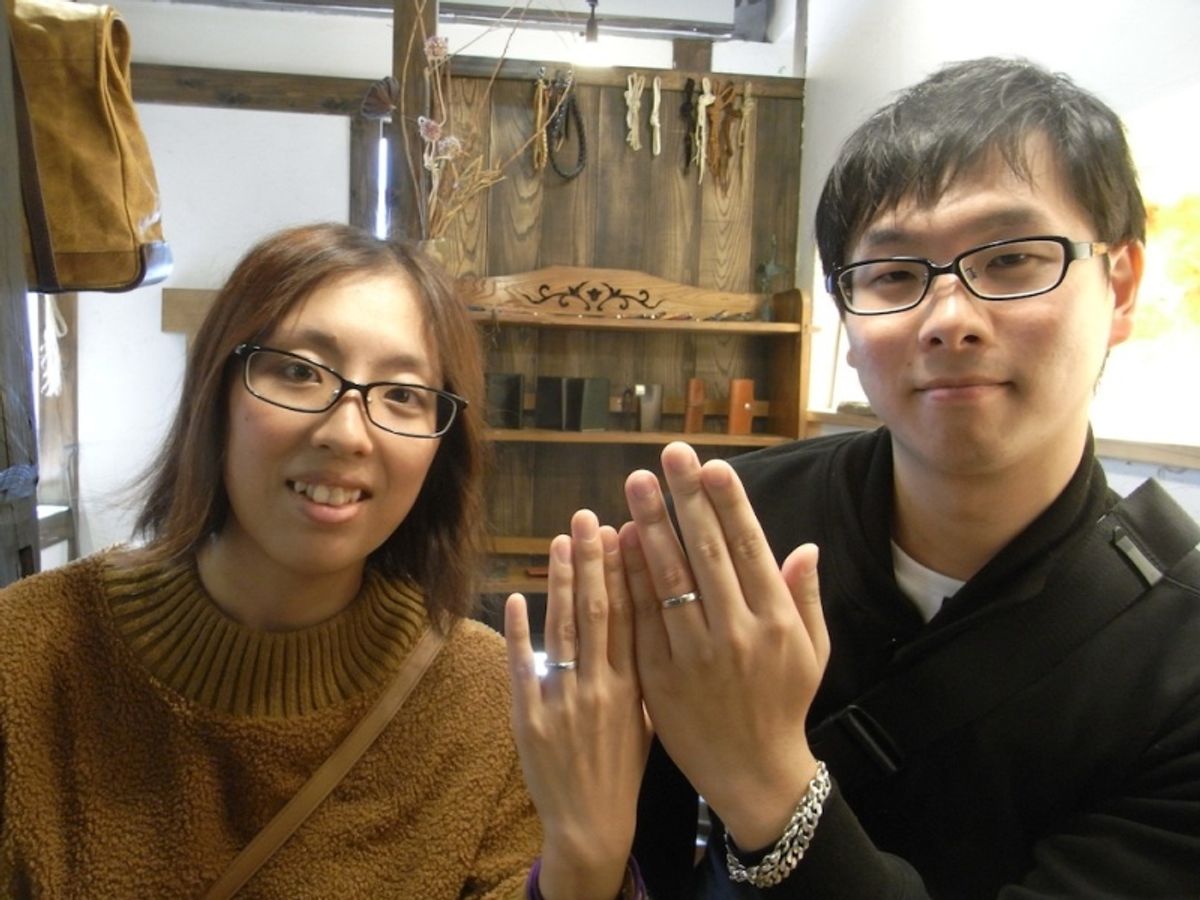 Y様【ichi(イチ)】世界にひとつだけの指輪です！｜ 結婚指輪・婚約指輪の口コミならRingraph