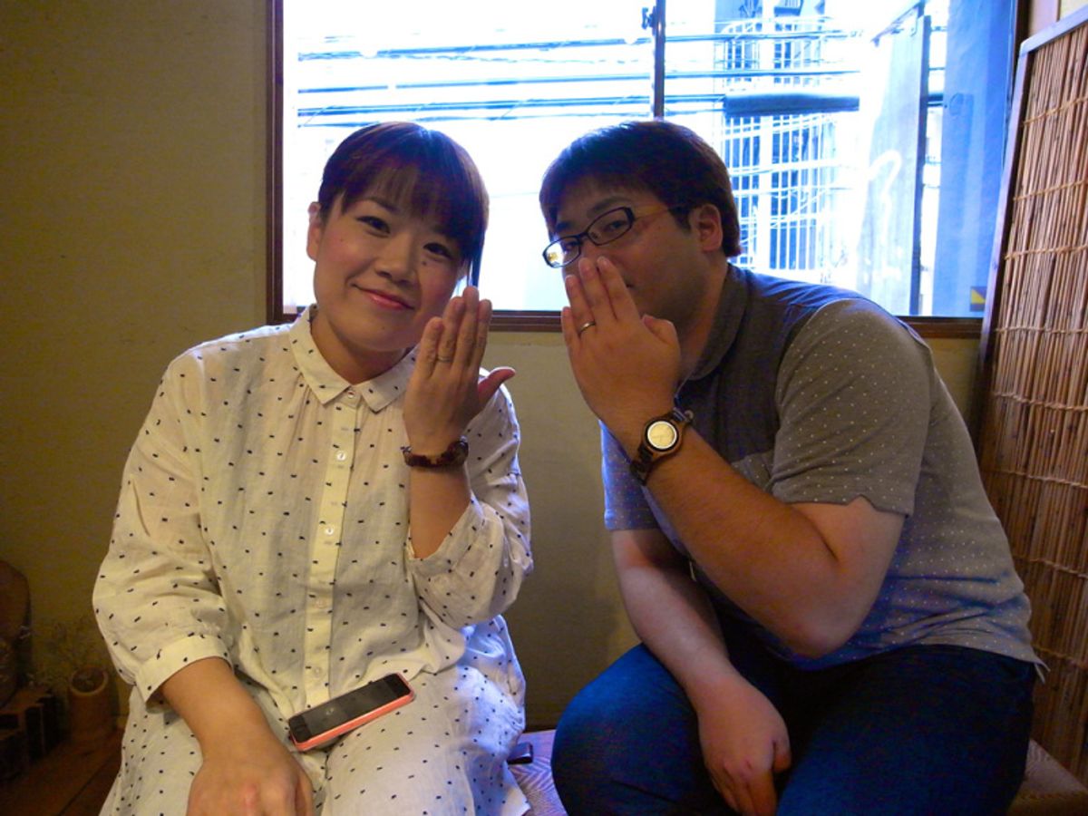 M様【ichi(イチ)】こだわりの1点物でデザインがオリジナリティーがありま…｜ 結婚指輪・婚約指輪の口コミならRingraph