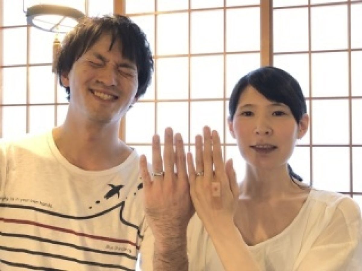 S様【ichi(イチ)】2人だけのとても素敵な指輪を作って頂きました。｜ 結婚指輪・婚約指輪の口コミならRingraph
