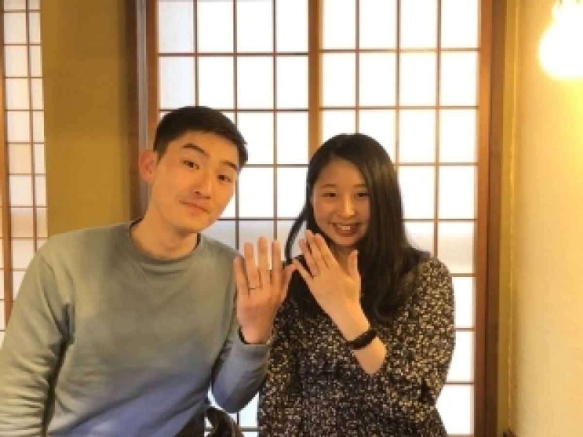 S様【ichi(イチ)】打ち合わせのたび、楽しいお話ありがとうございました。｜ 結婚指輪・婚約指輪の口コミならRingraph