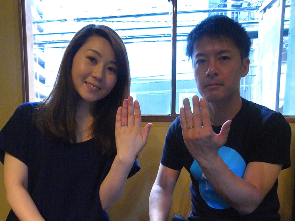 【N様】二人のこだわりのリングを造りたい人にオススメです。〜ichi大阪店…ichi(イチ)｜Ringraph(リングラフ)