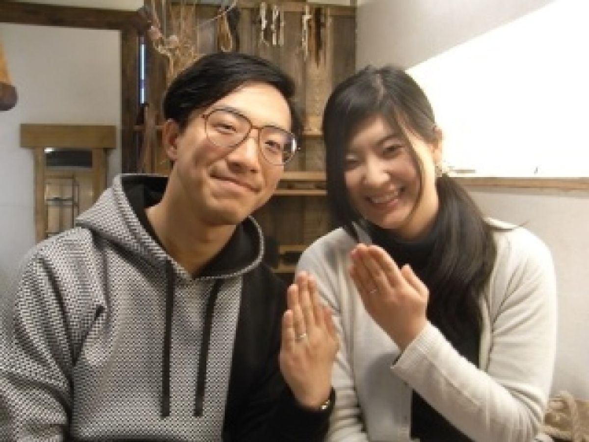 I様【ichi(イチ)】思い通りのデザインになってうれしいです！｜ 結婚指輪・婚約指輪の口コミならRingraph
