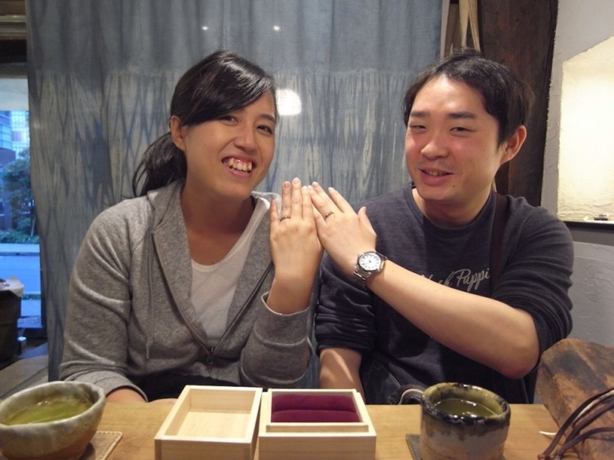 【I様】ichi期ichi会の出会い、一生大切にします。ichi(イチ)｜Ringraph(リングラフ)