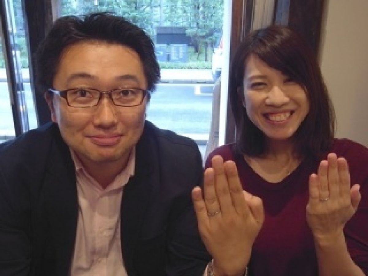 【K様】待ちに待った指輪をありがとうございます。〜銀座店〜ichi(イチ)｜Ringraph(リングラフ)