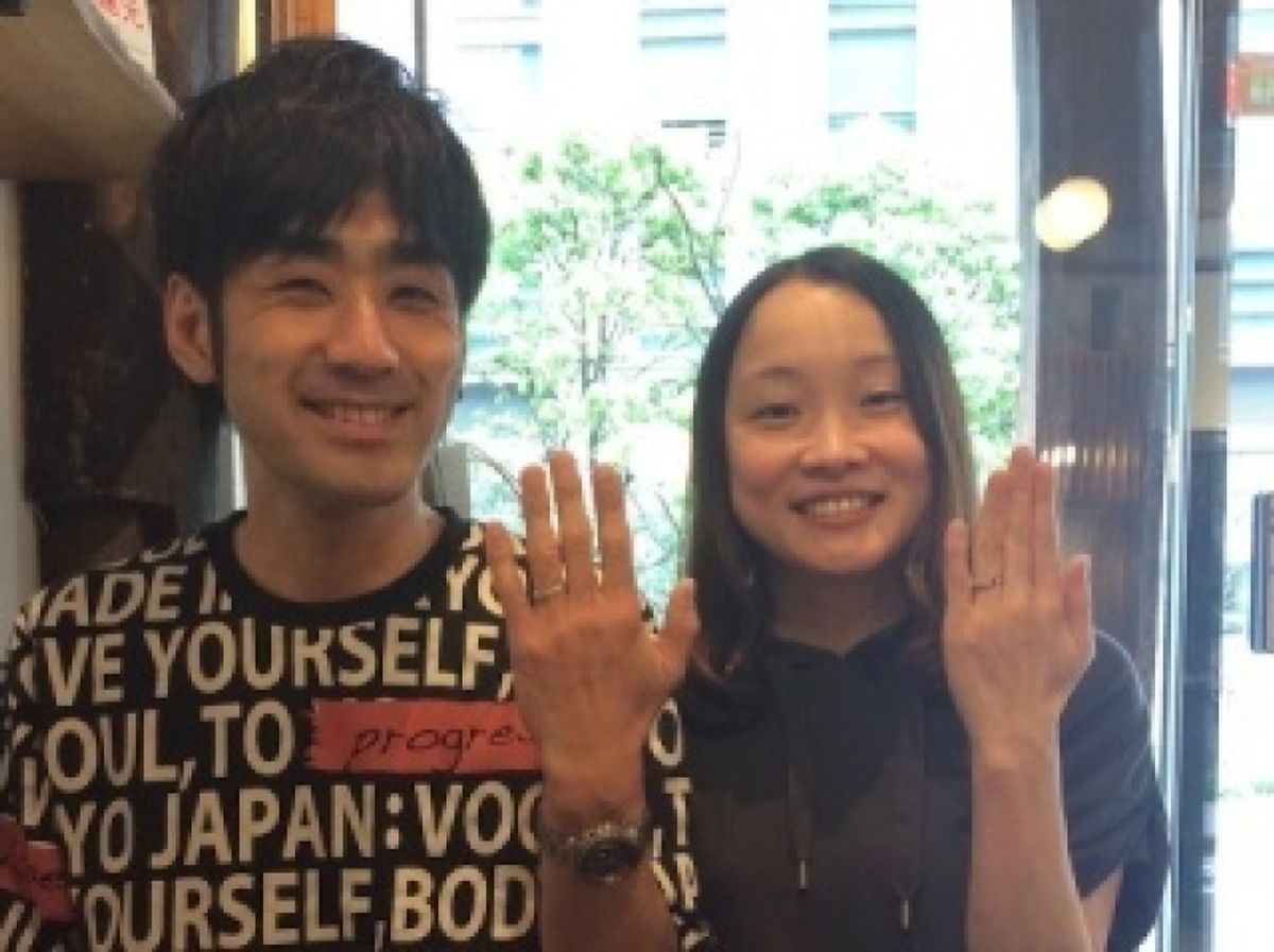 S様【ichi(イチ)】自分達だけの指輪を作っていただきありがとうございまし…｜ 結婚指輪・婚約指輪の口コミならRingraph
