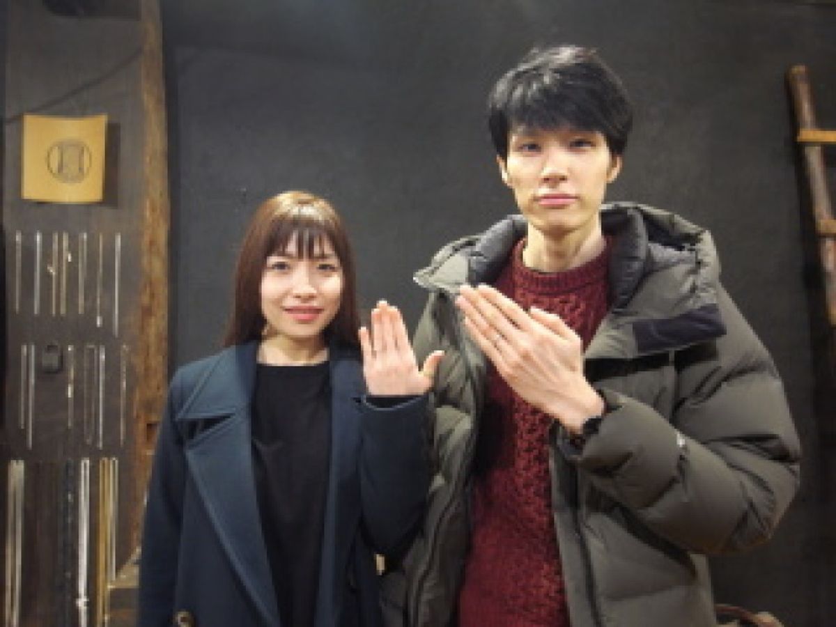 【I様】ひとつひとつ手づくりというのも素敵だと感じ、決めました！〜大阪…ichi(イチ)｜Ringraph(リングラフ)