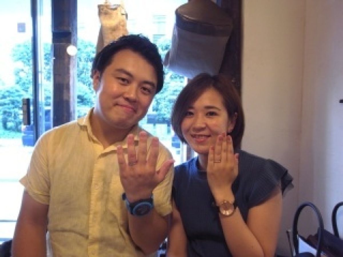 M様【ichi(イチ)】素敵な指輪をありがとうございます！｜ 結婚指輪・婚約指輪の口コミならRingraph