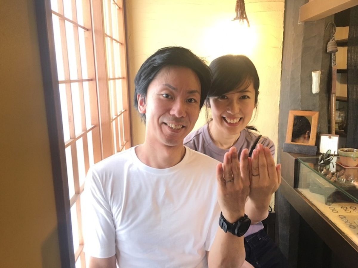 T様【ichi(イチ)】素敵な指輪をありがとうございます！｜ 結婚指輪・婚約指輪の口コミならRingraph