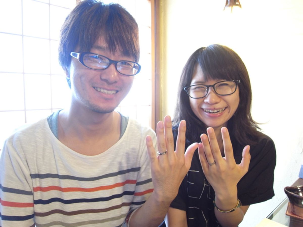 【K様】楽しく指輪を決めることができました。ichi(イチ)｜Ringraph(リングラフ)