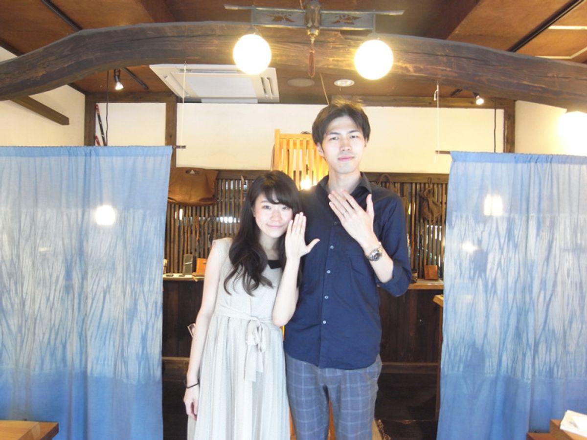 U様【ichi(イチ)】理想の指輪、大切に身に付けます。ichiさんで本当に良か…｜ 結婚指輪・婚約指輪の口コミならRingraph