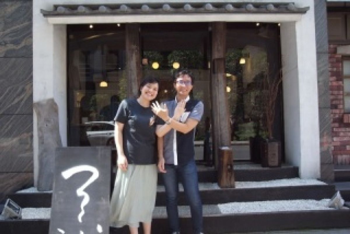 【Y様】2人のこだわりを親身に聞いて頂き、素敵な指環ができました。ichi(イチ)｜Ringraph(リングラフ)