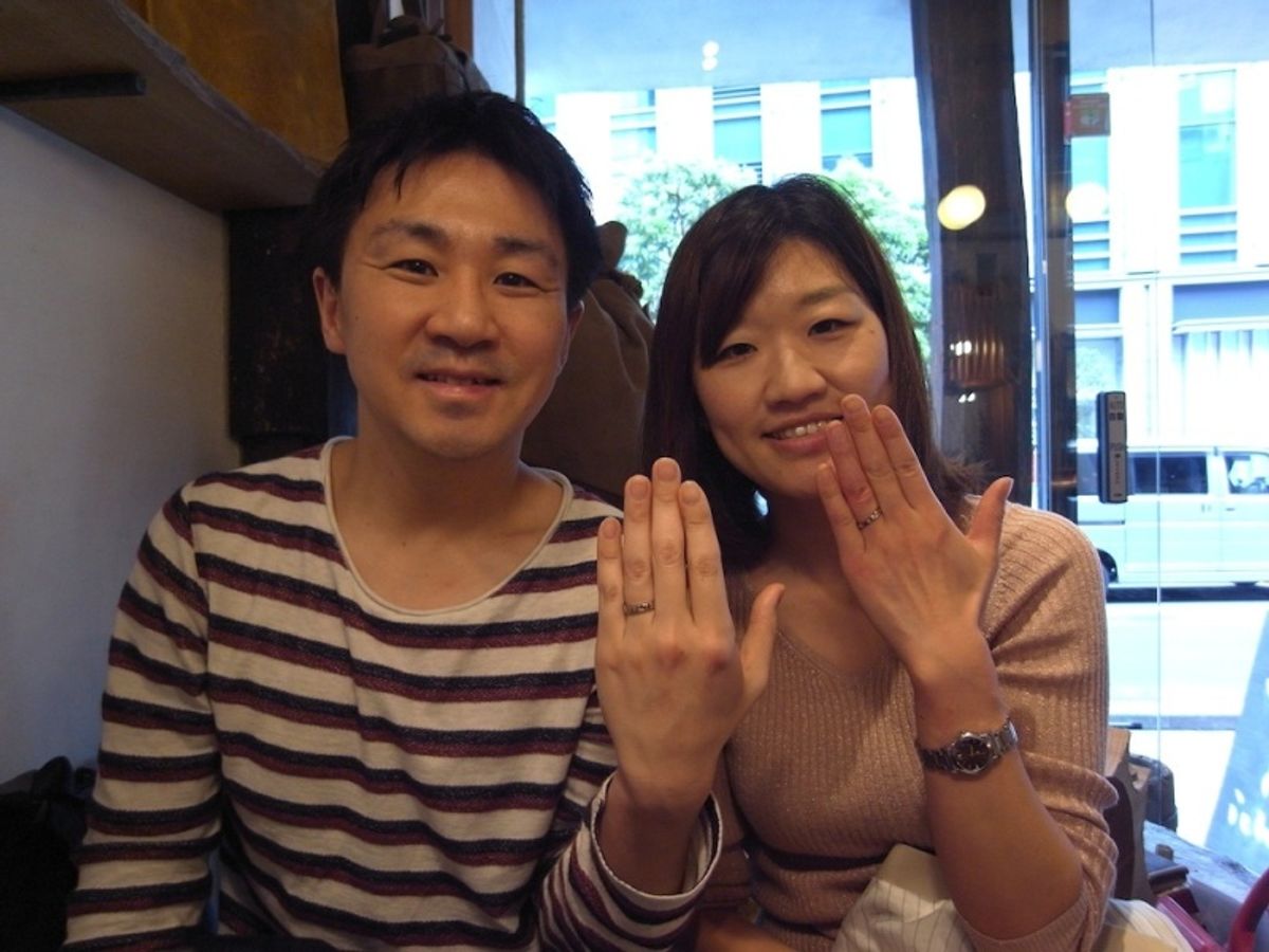 T様【ichi(イチ)】仕上がりも完璧で大大大満足です。｜ 結婚指輪・婚約指輪の口コミならRingraph