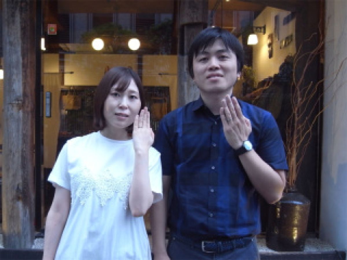 【W様】丁寧に1から指輪について教えて頂き有り難うございました。〜銀座…ichi(イチ)｜Ringraph(リングラフ)