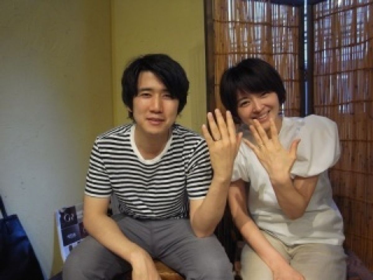 【M様】1つ1つ時間をかけて作る指輪に共感しました。ichi(イチ)｜Ringraph(リングラフ)