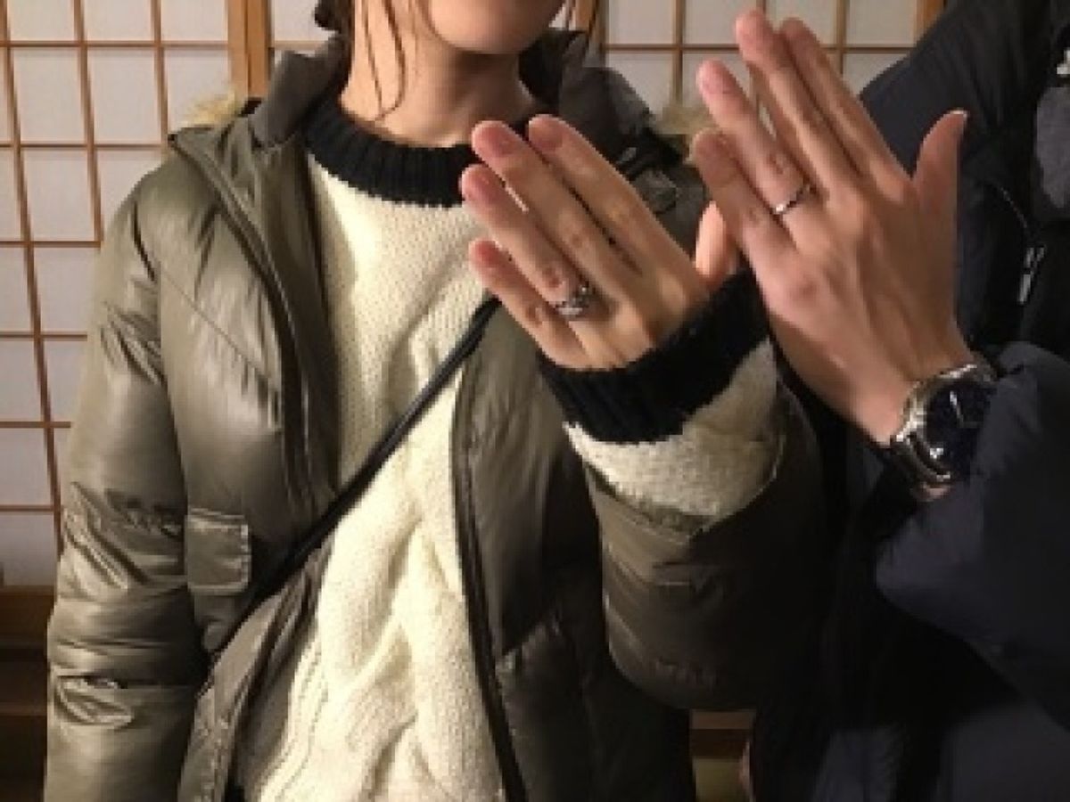 【I様】素敵な指輪をありがとうございました。〜渋谷店〜ichi(イチ)｜Ringraph(リングラフ)