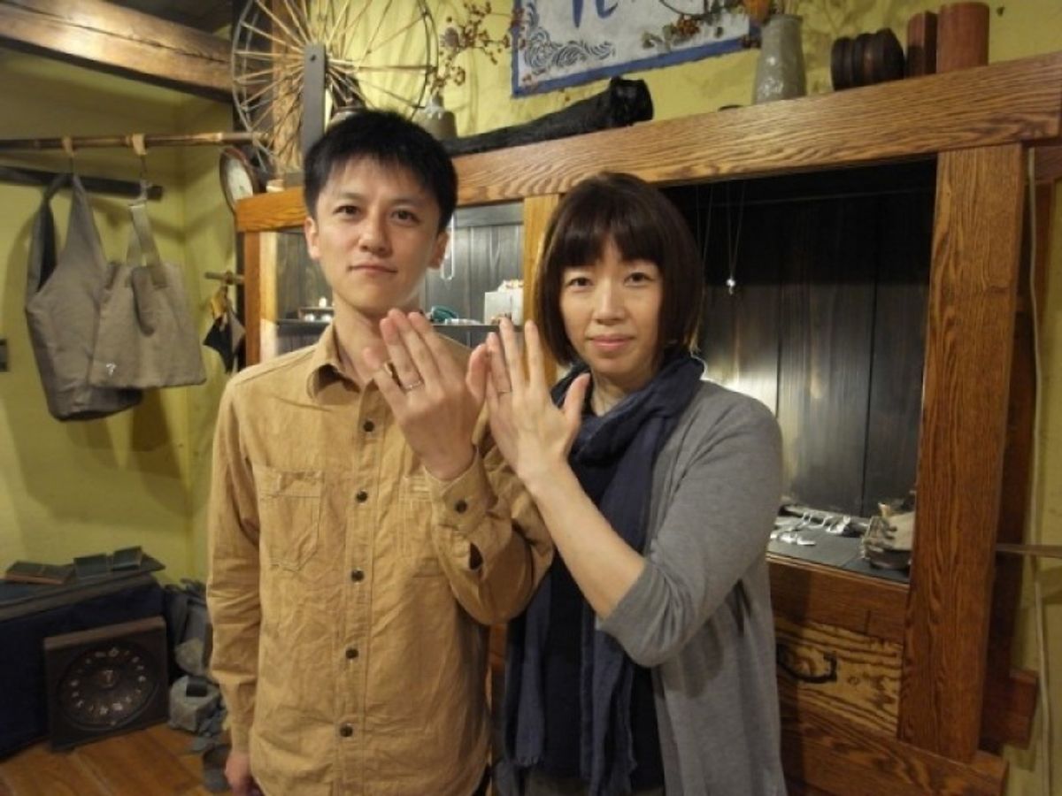 M様【ichi(イチ)】シンプルな中にも主張がありとても気に入りました 〜ic…｜ 結婚指輪・婚約指輪の口コミならRingraph