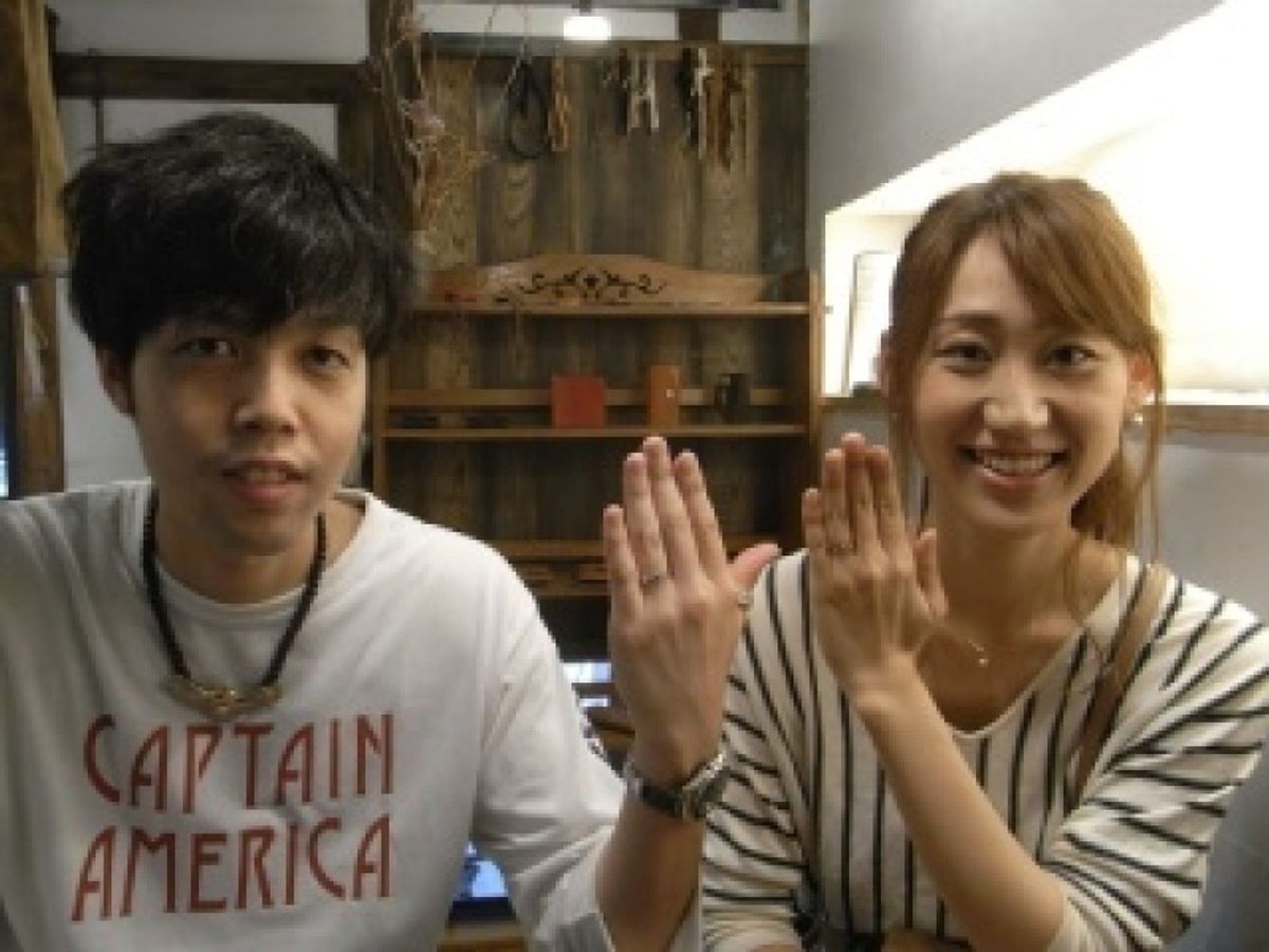 【N様】めちゃめちゃ指輪気に入っています。 ありがとうございました。ichi(イチ)｜Ringraph(リングラフ)