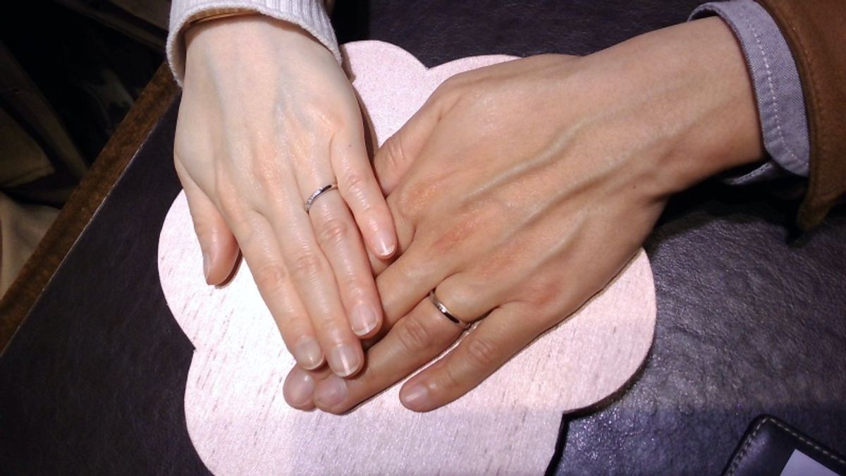 おもち様【TRECENTI(トレセンテ)】素敵なリングをありがとうございます！｜ 結婚指輪・婚約指輪の口コミならRingraph