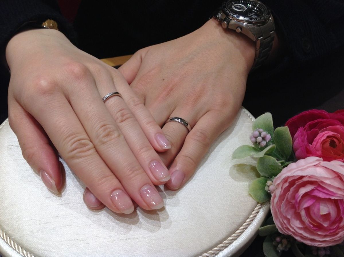 K様＆M様【TRECENTI(トレセンテ)】他の指輪とは着け心地がちがう♪｜ 結婚指輪・婚約指輪の口コミならRingraph
