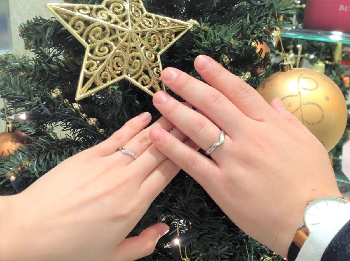 S・W様＆S・M様【TRECENTI(トレセンテ)】楽しく選ぶことができました!｜ 結婚指輪・婚約指輪の口コミならRingraph