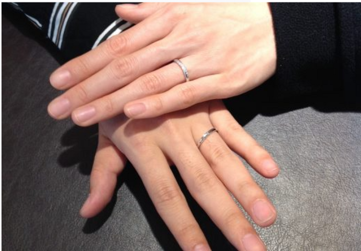 【D様♡M様】双子ダイヤモンドに惹かれたためTRECENTI(トレセンテ)｜Ringraph(リングラフ)