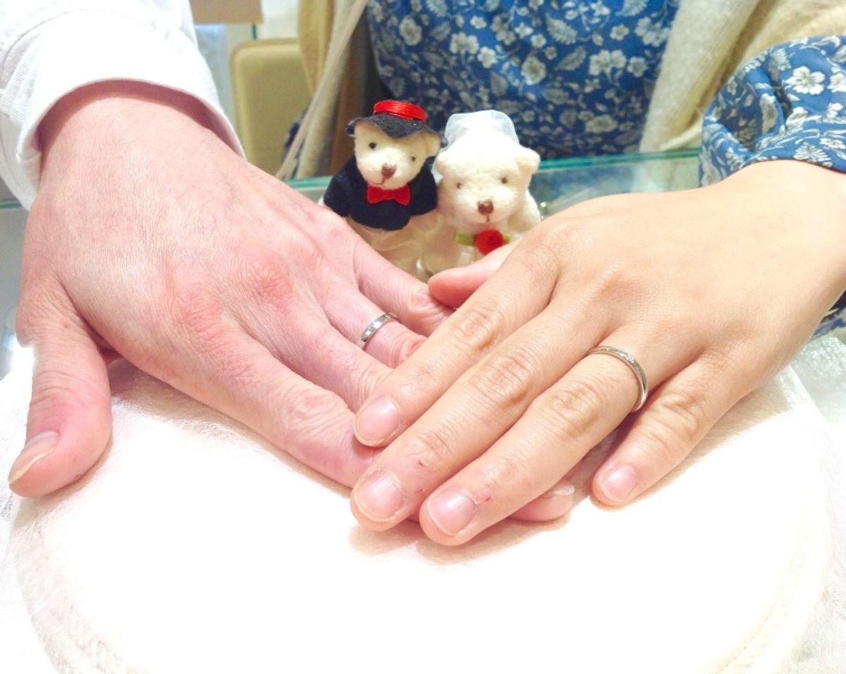 【N.I様♡M.N様】お花のデザイン♡TRECENTI(トレセンテ)｜Ringraph(リングラフ)