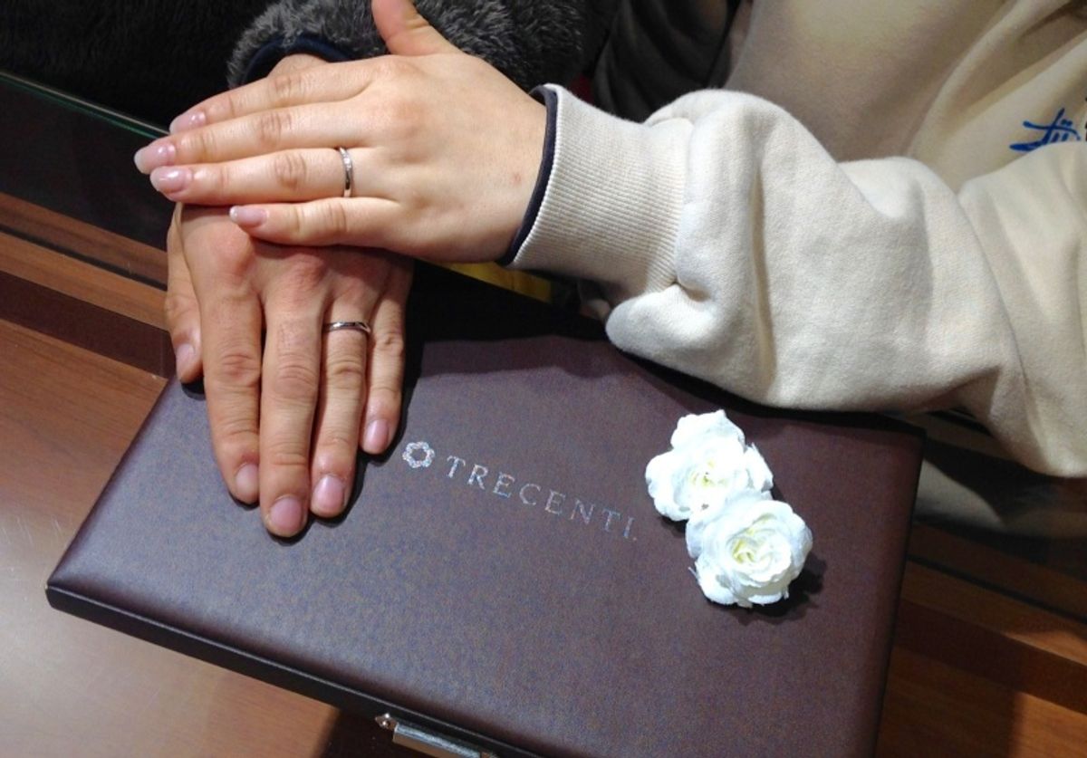 【まる様】100年よろしくお願いします♡TRECENTI(トレセンテ)｜Ringraph(リングラフ)