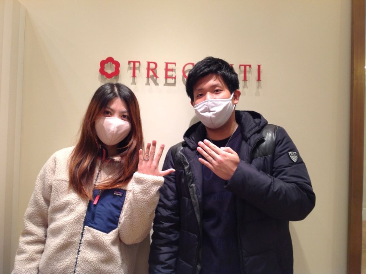 Y.T・Y.M様【TRECENTI(トレセンテ)】一生に一度の買い物をトレセンテさん…｜ 結婚指輪・婚約指輪の口コミならRingraph