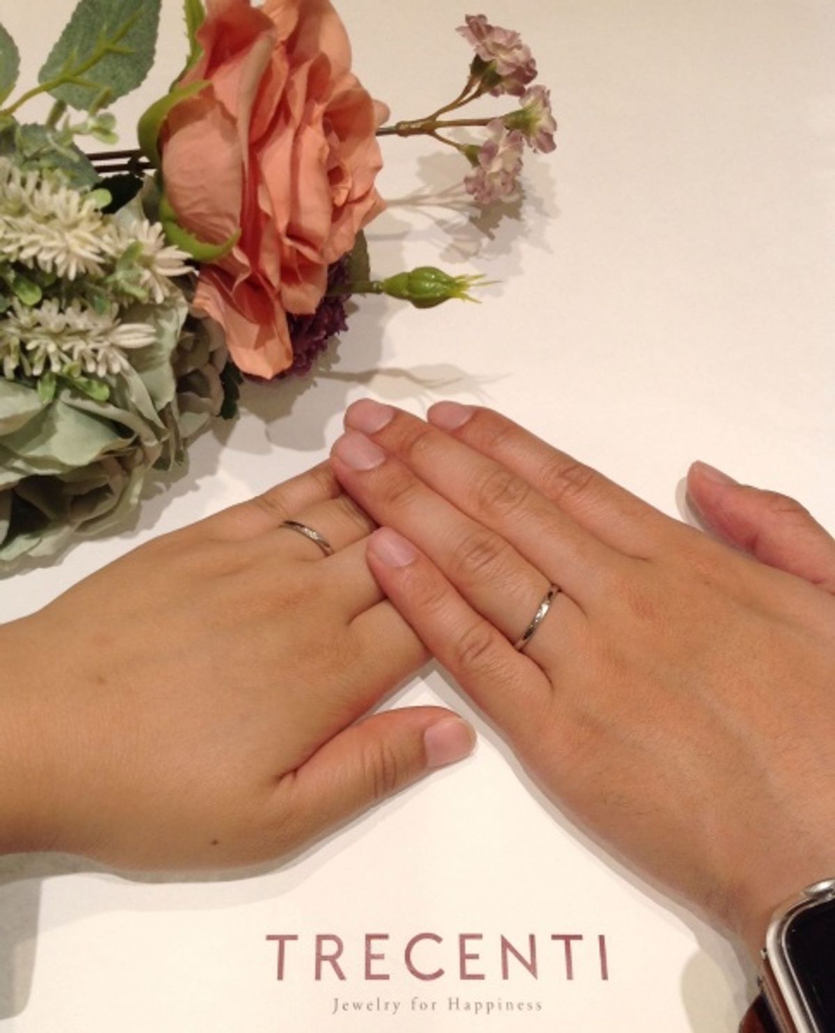 H様&Y様【TRECENTI(トレセンテ)】つけ心地がよかった｜ 結婚指輪・婚約指輪の口コミならRingraph
