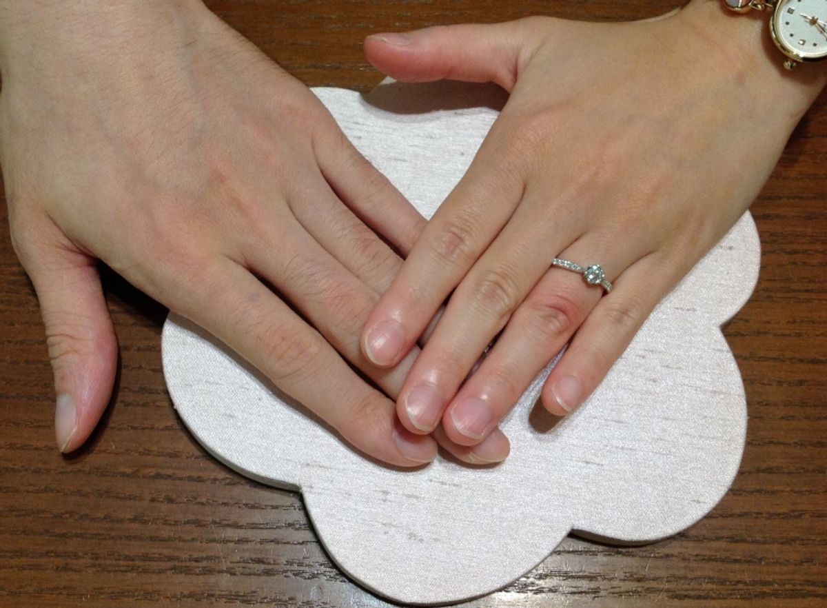 【A様・K様】やっぱりフローラはかわいいです。TRECENTI(トレセンテ)｜Ringraph(リングラフ)