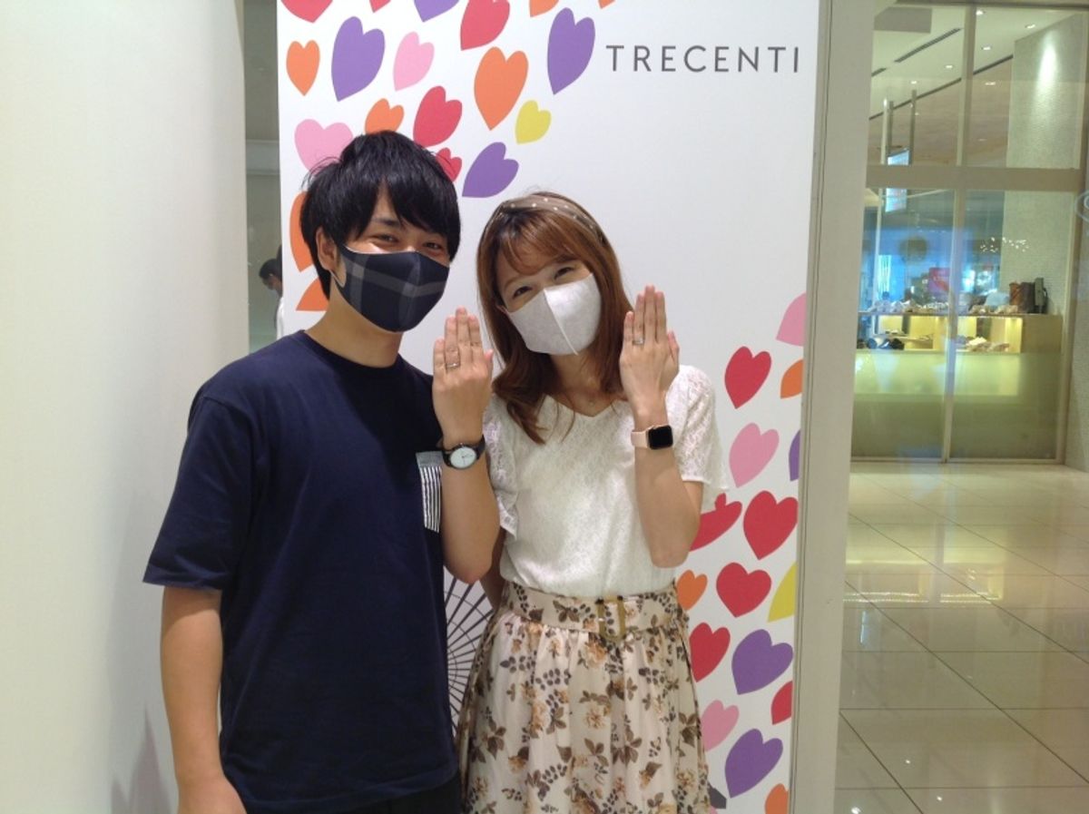 【ぽんぽぽ様】「これだ」と思えるリングに出会えたTRECENTI(トレセンテ)｜Ringraph(リングラフ)