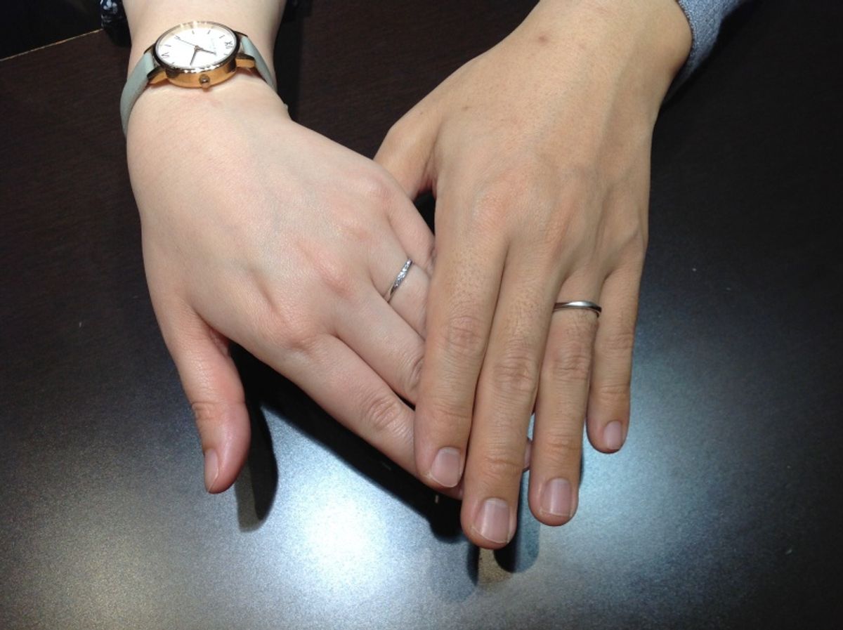 【S&M様】安心して気に入ったリングを選べましたTRECENTI(トレセンテ)｜Ringraph(リングラフ)