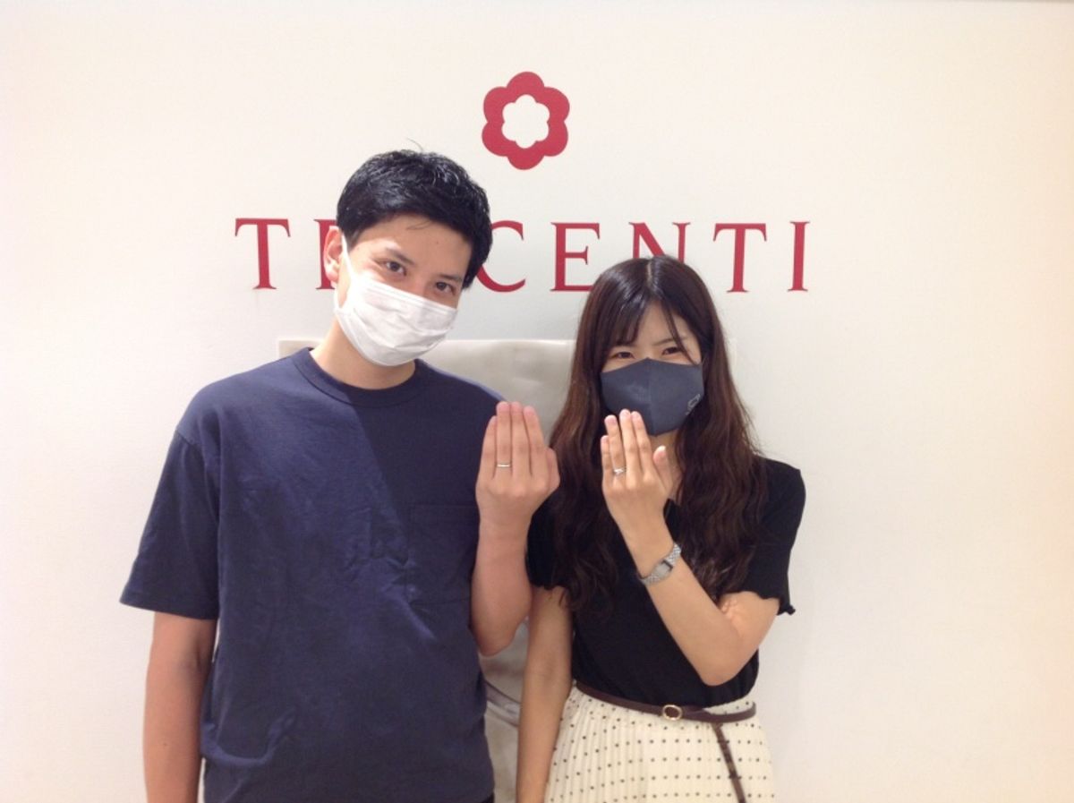 S.S様【TRECENTI(トレセンテ)】納得して決められました。｜ 結婚指輪・婚約指輪の口コミならRingraph