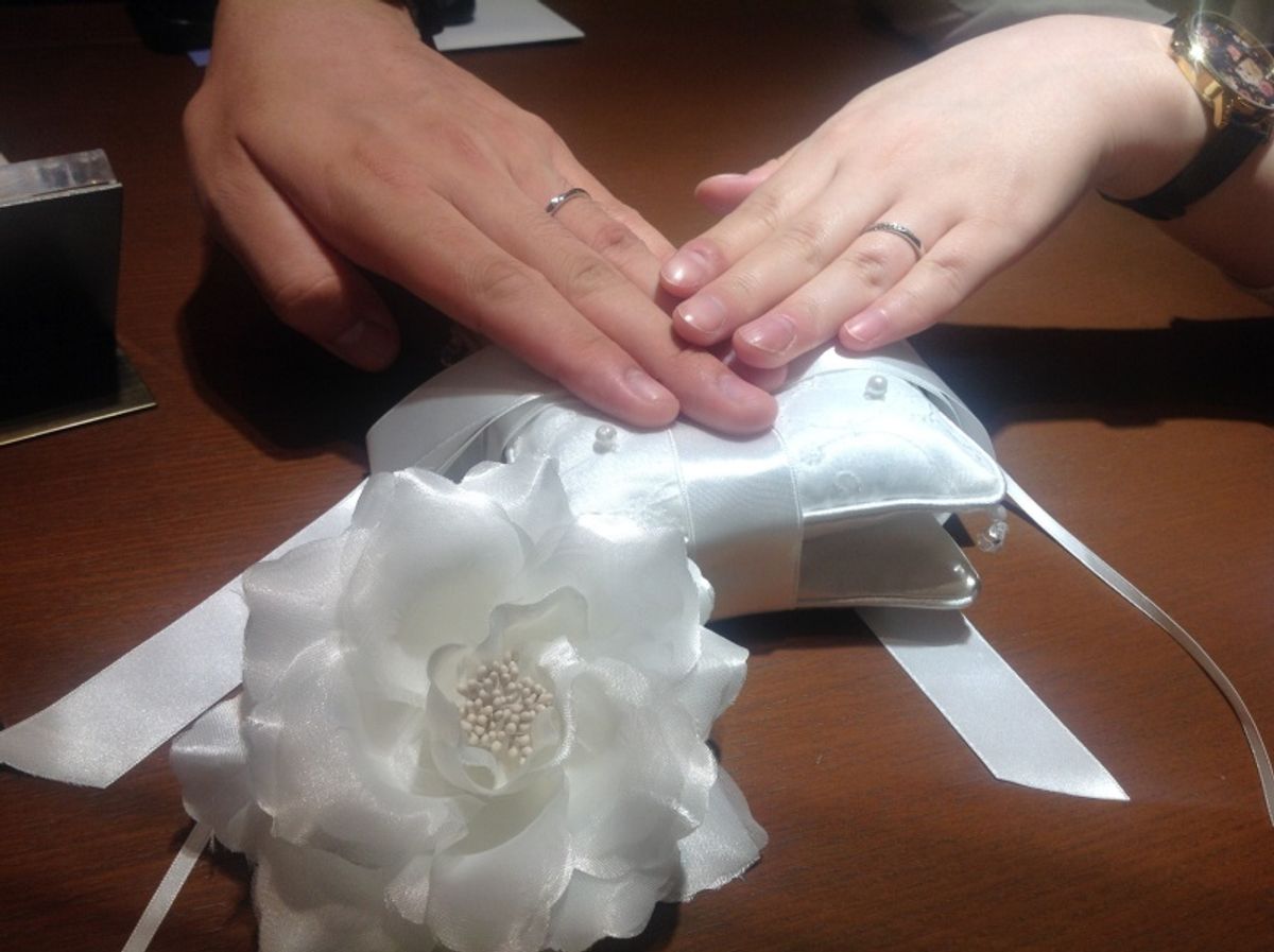 【N.G様＆S.K様】とても良い思い出に残る買い物ができました。TRECENTI(トレセンテ)｜Ringraph(リングラフ)