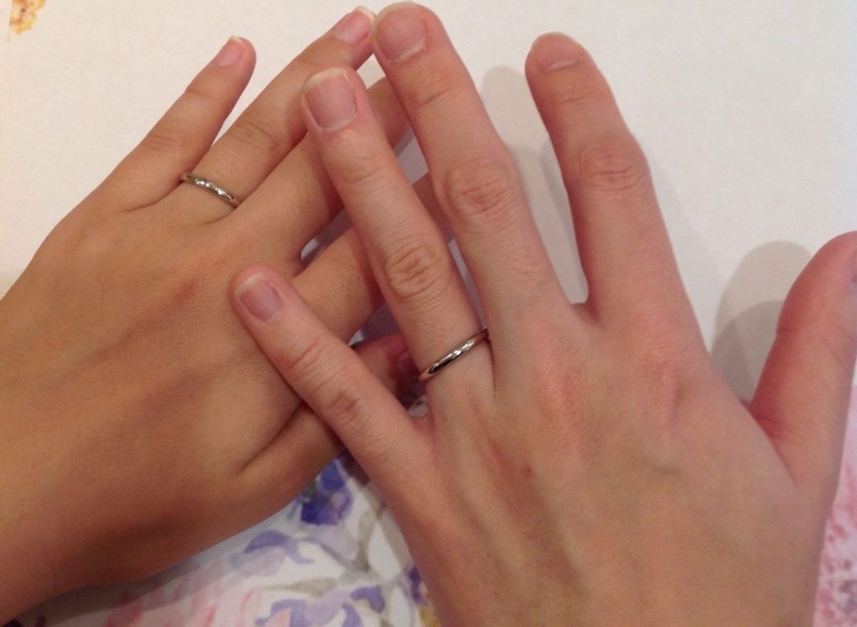 T&M様【TRECENTI(トレセンテ)】シンプルで着け心地が良い長く着用でき…｜ 結婚指輪・婚約指輪の口コミならRingraph