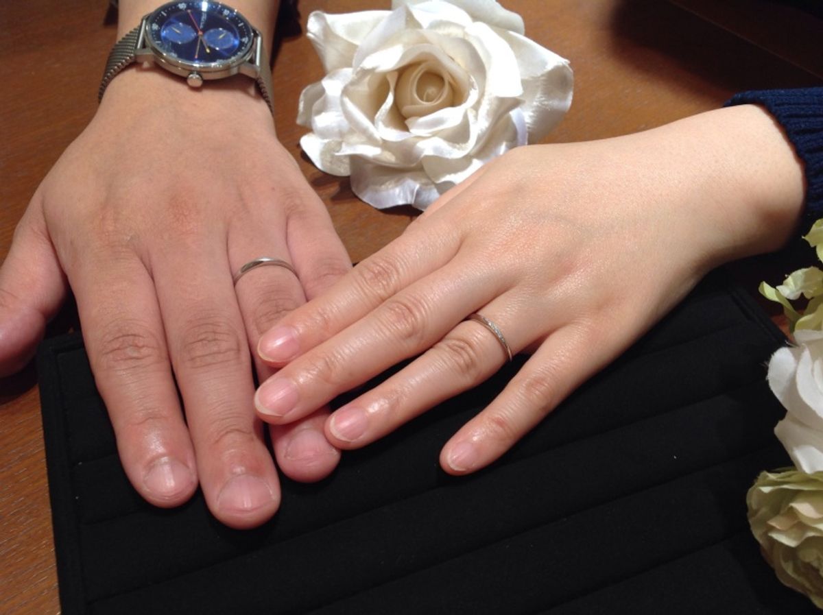 S.M様＆O.M様【TRECENTI(トレセンテ)】ステキな指輪を選んでいただきあり…｜ 結婚指輪・婚約指輪の口コミならRingraph
