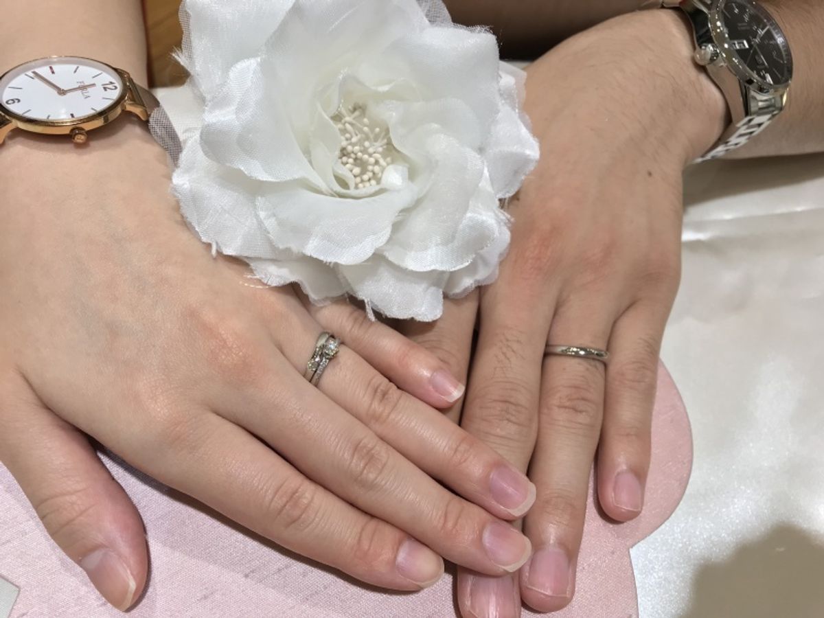 【K様O様】納得のいく指輪を選ぶことができました。TRECENTI(トレセンテ)｜Ringraph(リングラフ)