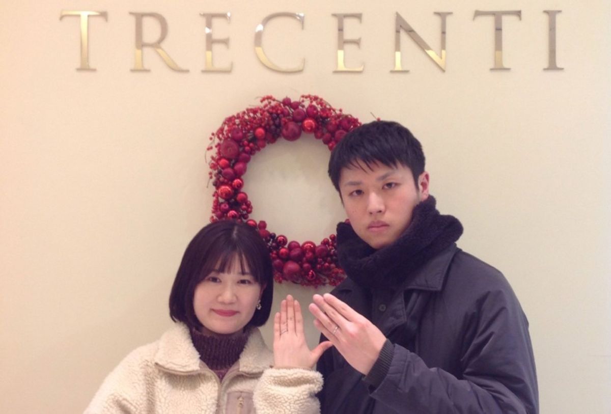 S&E様【TRECENTI(トレセンテ)】細部までこだわったデザインでした｜ 結婚指輪・婚約指輪の口コミならRingraph