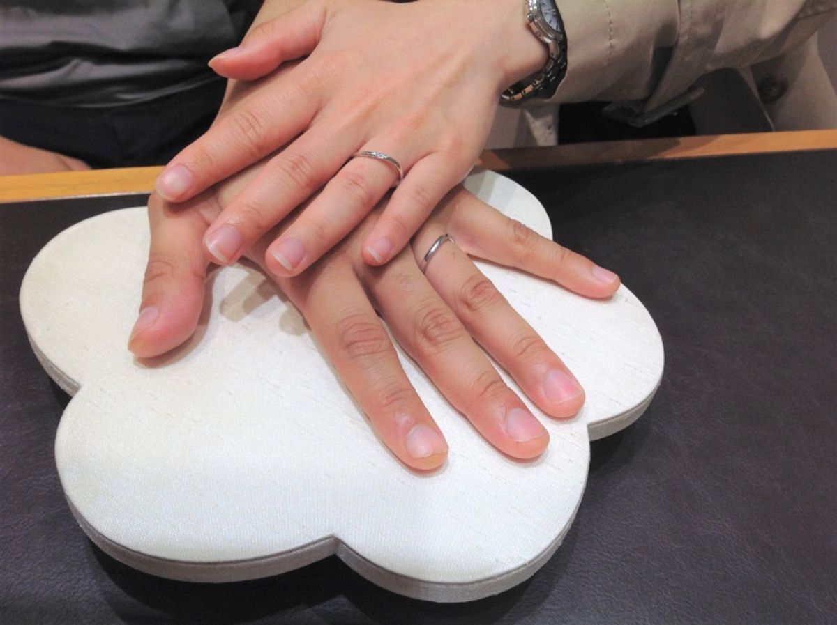 S様、K様【TRECENTI(トレセンテ)】デザイン、アフターを気に入りました｜ 結婚指輪・婚約指輪の口コミならRingraph