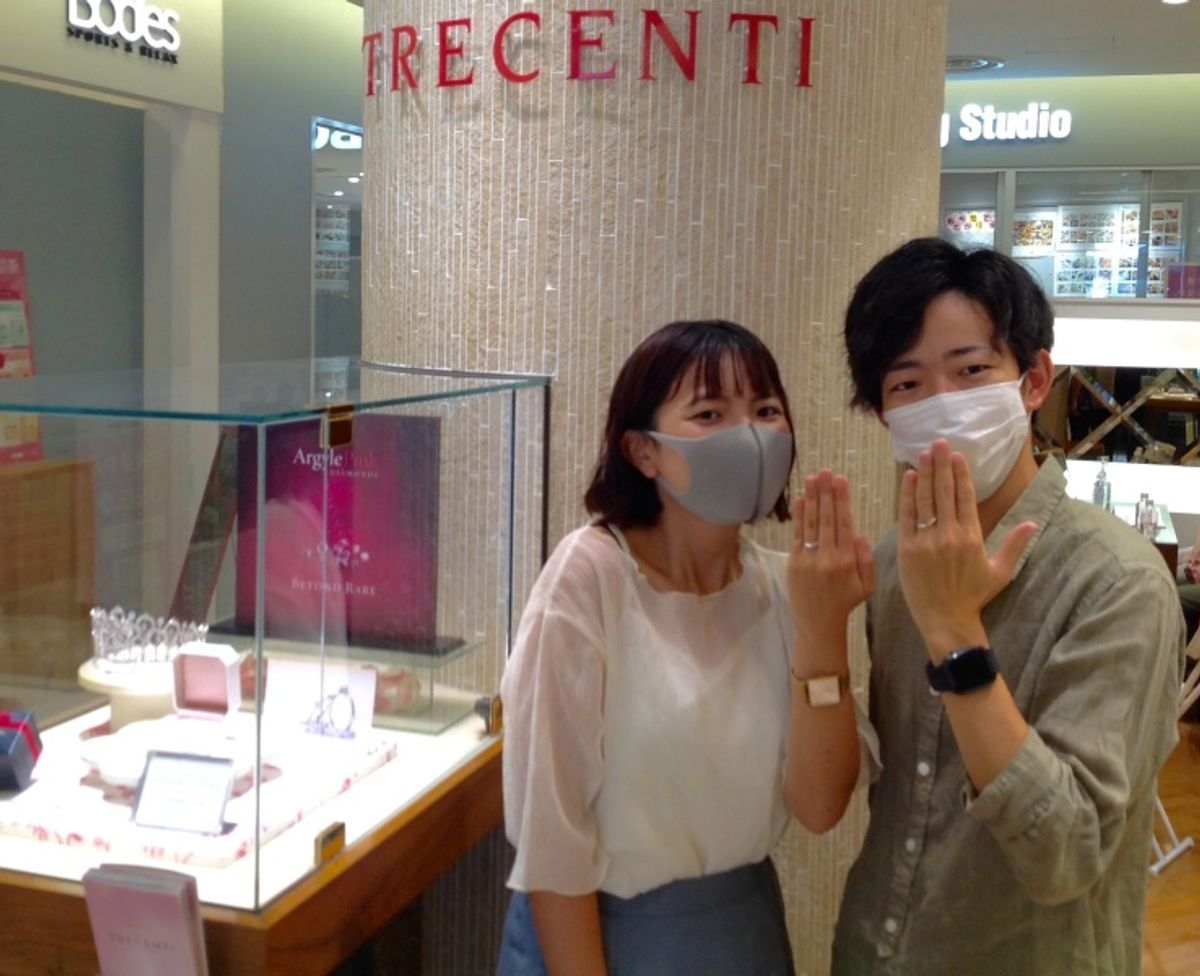 【S様♡K様】ありがとうございました。TRECENTI(トレセンテ)｜Ringraph