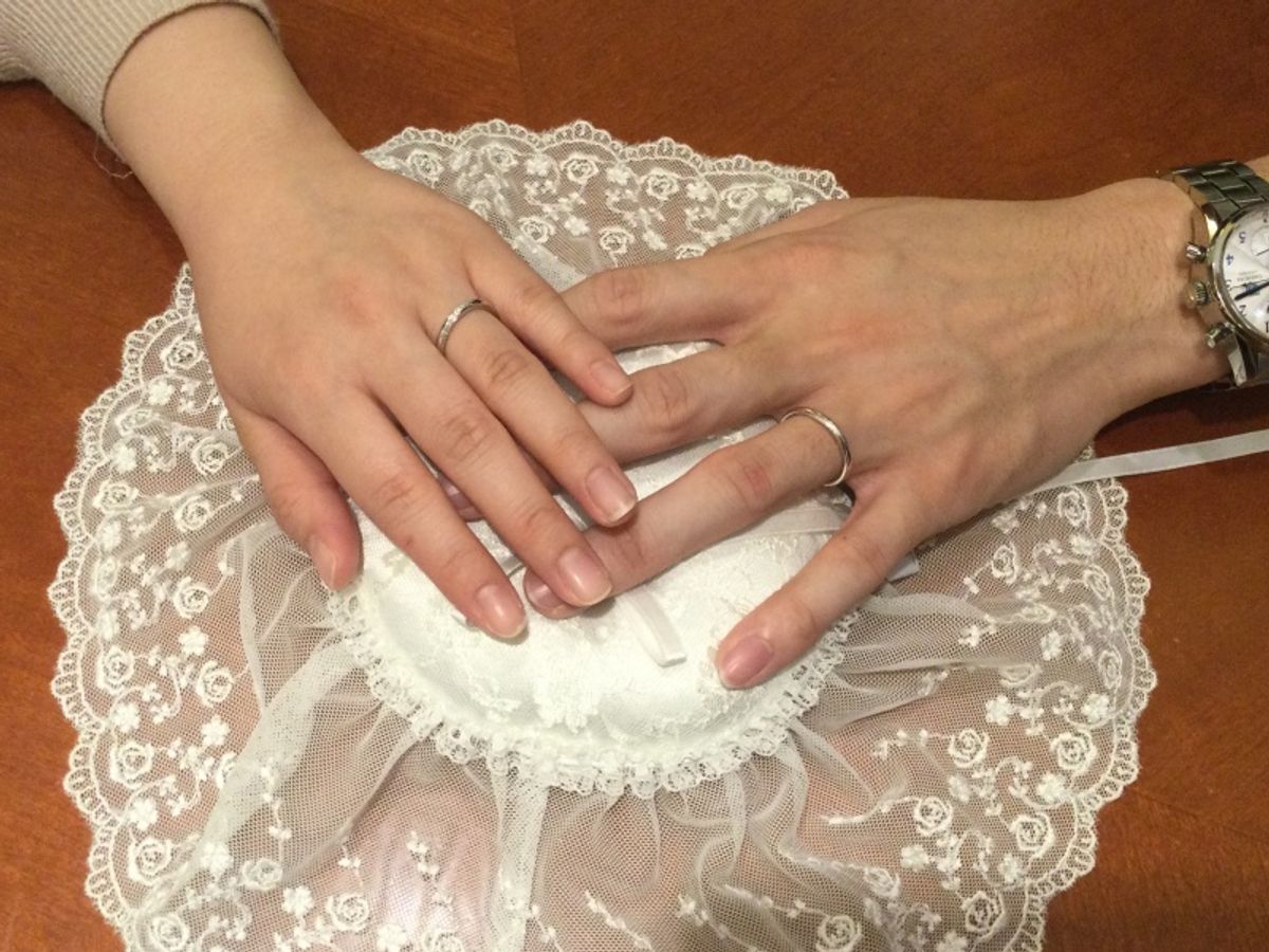 【N様・H様】デザインが気に入りました♡TRECENTI(トレセンテ)｜Ringraph