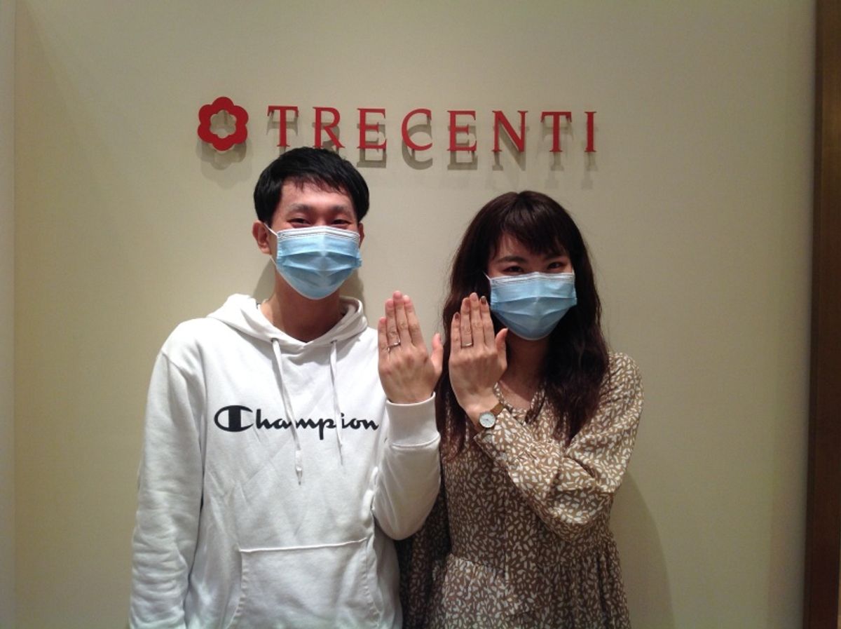 【I.K様・Y.M様】二人で納得して購入することができましたTRECENTI(トレセンテ)｜Ringraph(リングラフ)